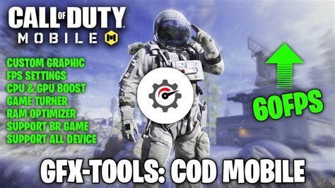 GFX TOOLS FOR COD MOBILE UNLOCK 60FPS FIX LAGS CODM GFX TOOLS