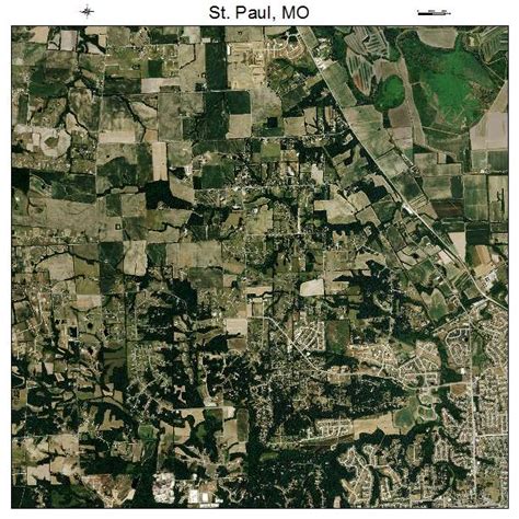 Aerial Photography Map Of St Paul Mo Missouri