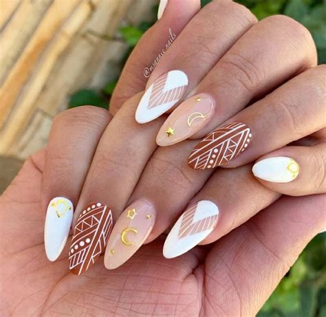 Boho Nails Boho Nails Hippie Nails Nail Designs