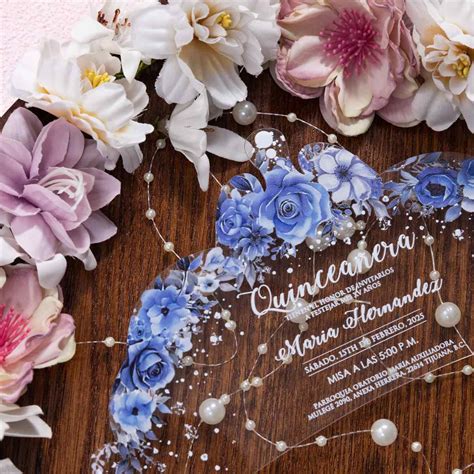 Invitacion En Acrilico Corona UV Colores ACRY25 0 00 Mayoreo De
