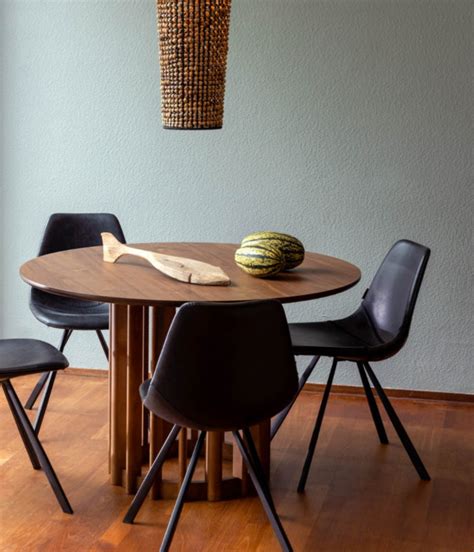 Barlet Eettafel Walnoot Rond 120cm