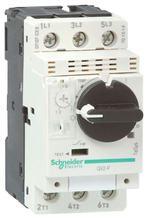 Disjoncteur moteur Tesys GV2P 2 5 à 4 A Schneider elec