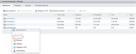 How To Delete VSAN Datastore Using ESXi And VCenter Correctly