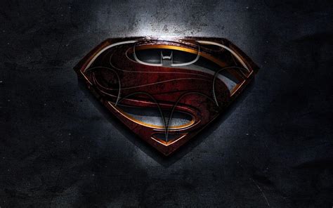 Superman And Batman Logo Wallpapers Wallpaper Cave