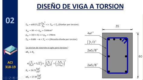 DISEÑO DE VIGAS A TORSION YouTube