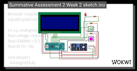 summative assessment week sketch ino wokwi arduino and esp my xxx hot girl
