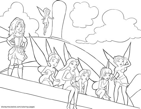 Tinker Bell And The Pirate Fairy Coloring Pages