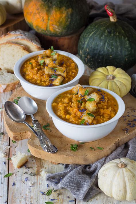 Zuppetta Di Zucca E Lenticchie Rosse Papilla Monella