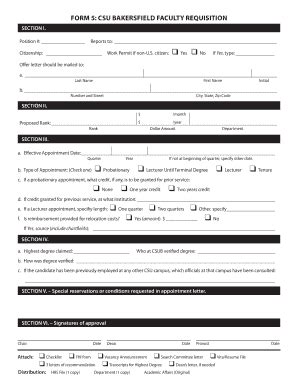 Fillable Online Csub Requisitions Form 5 Fax Email Print PdfFiller