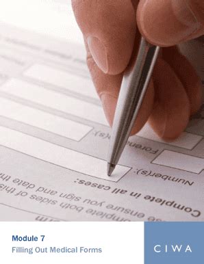 Fillable Online Fillable Online Module 7 Filling Out Medical Forms