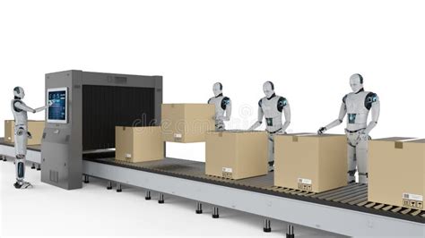 Concepto De La F brica De La Automatizaci n Stock de ilustración