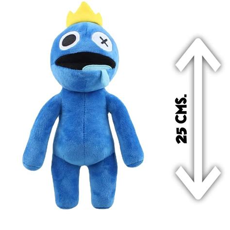 Multiofertas Peluche Blue Rainbow Friends Roblox 25cm Peluche