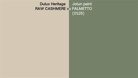 Dulux Heritage RAW CASHMERE Vs Jotun Paint PALMETTO 0125 Side By Side