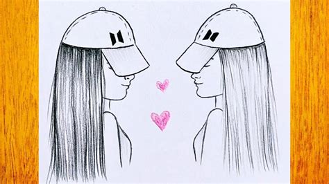 Total Imagen Dibujos De Amigas Faciles A Lapiz Viaterra Mx