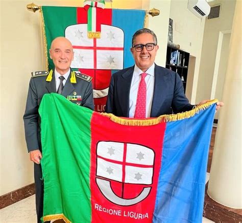 Guardia Di Finanza Toti Incontra Il Nuovo Comandante Regionale