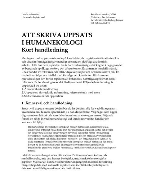 Skriva Ut Lunds Universitet Hospitallity Bit