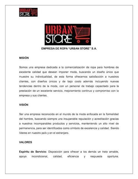 Introducir 91 Imagen Mision Vision Valores De Una Empresa De Ropa