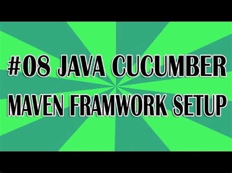 Java Cucumber Tutorial 08 Maven Setup QAShahin YouTube