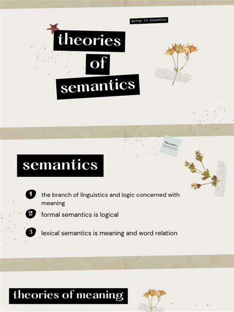 theory of semantics pdf truth theory