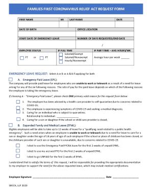Fillable Online FFCRA Form Docx Fax Email Print PdfFiller