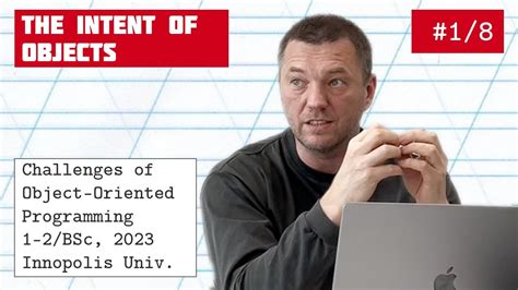 The Pain Of Oop Lecture The Intent Object Thinking Object Oriented