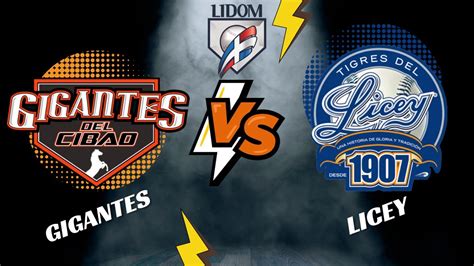 LIDOM GIGANTES Del CIBAO Vs TIGRES Del LICEY PREVIA Enero 10 2024