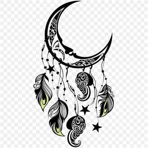 204 Moon Dreamcatcher Svg SVG PNG EPS DXF File