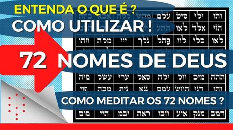 Quais S O Os Nomes De Deus Librain