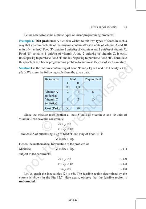 linear programming ncert book of class 12 mathematics part ii