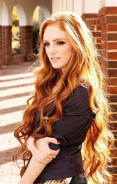 ♥ This Is The Length Im Going For Almost Theregorgeous Long Curly Ginger Red Hair Yup Its