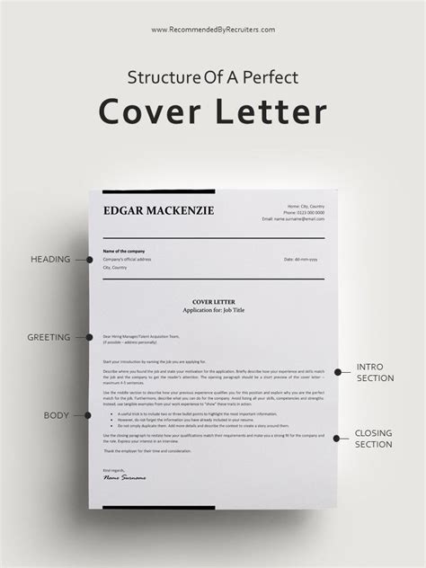 Perfect Cover Letter Best Structure Of A Covering Letter Ats Friendly