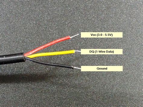 Ds B Waterproof Digital Temperature Sensor Protosupplies