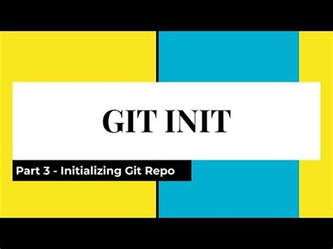 Part 3 Git Init Command Git Prerequisites IntelliJ YouTube
