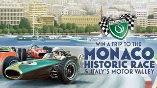 Win A Trip To The Monaco Historic Race Italys Motor Valley