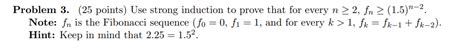 solved problem 3 25 points use strong induction to prove