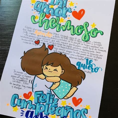 Arriba 57 images carteles de cumpleaños en cartulina para mi novio