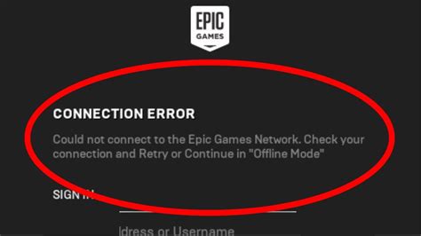 Fix Could Not Connect To The Epic Games Network Offline Mode Epic