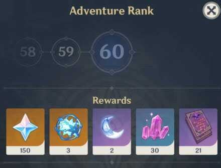 What Is The Maximum Adventure Rank Highest Character Level Genshin