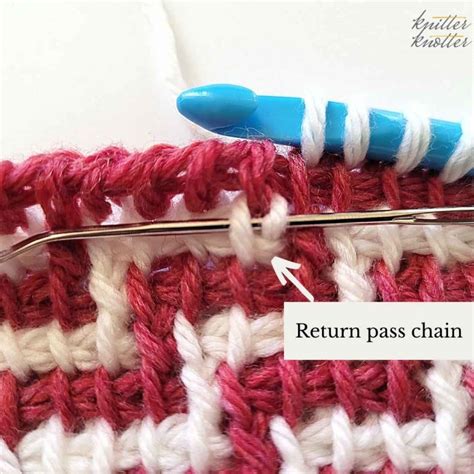Stitch Tutorials For Tunisian Mosaic Crochet KnitterKnotter