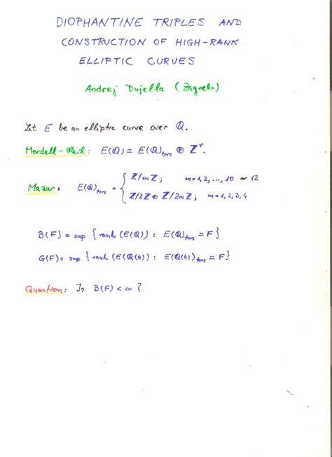 pdf diophantine triples and construction of high rank elliptic curves
