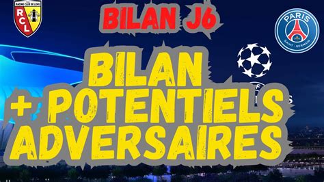 J6 BILAN LIGUE CHAMPIONS QUELS ADVERSAIRES POTENTIELS POUR LE PSG