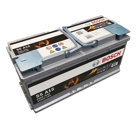 Bosch S A Batteria Auto Agm Start Stop V Ah A