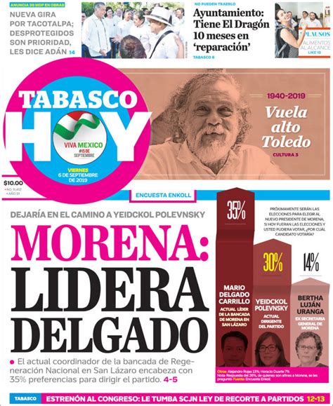 Periódico Tabasco Hoy México Periódicos de México Toda la prensa de