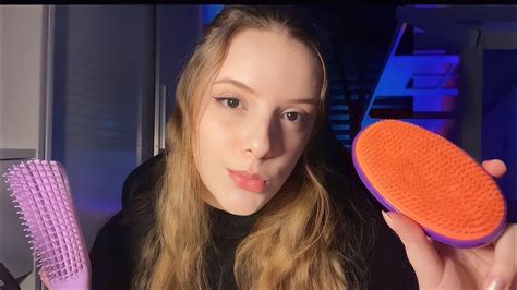 Asmr Penteando Seu Cabelo E Conversando Voz Suave Youtube