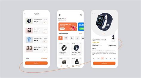 E Commerce Mobile App Figma Template UI4Free