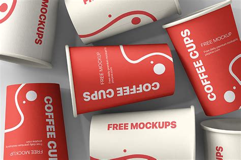 Paper Coffee Cups Free Mockup Dealjumbo