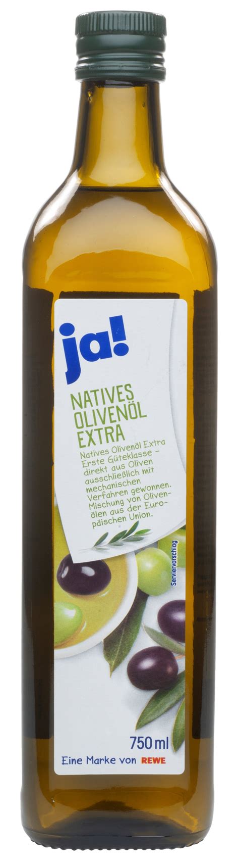 Test Rewe Ja Natives Olivenöl extra Stiftung Warentest