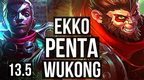 EKKO Vs WUKONG JNG Penta 1 6M Mastery Legendary 17 4 6 300