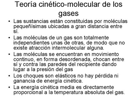 Teoria Cinetica De Los Gases Ajore