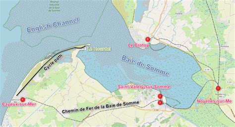 Carte De La Baie De Somme Détaillée Le Carte